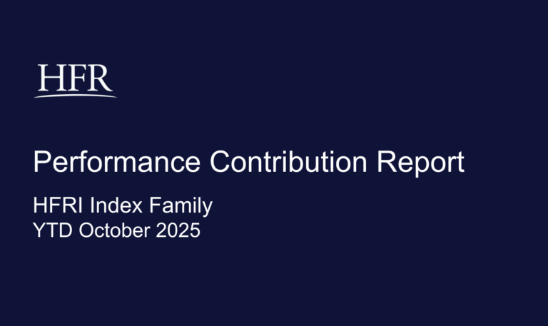 Hedge Fund Indices, Databases and Performance Reports | HFR®